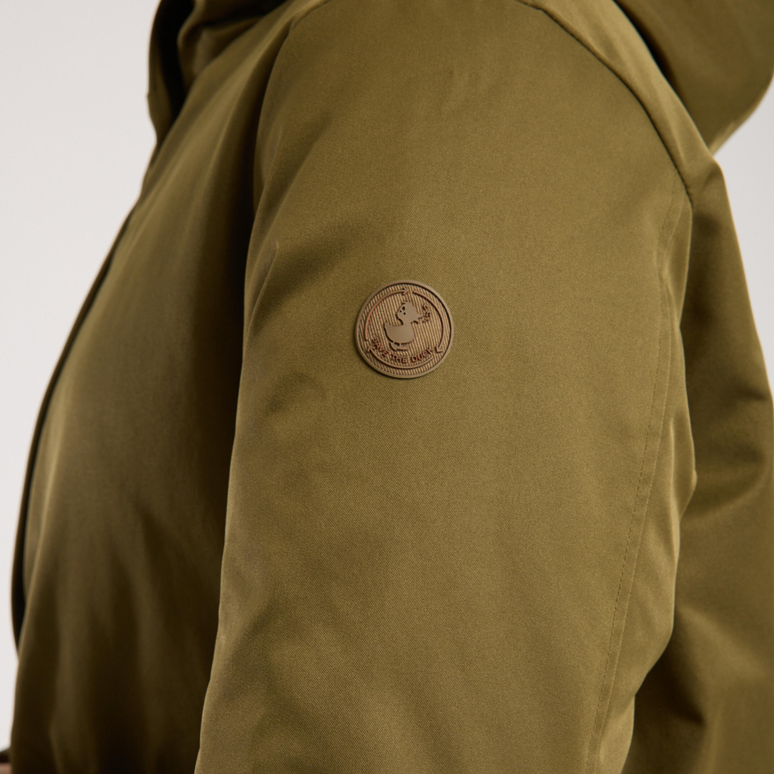 Kadın Suni Kürk Dolgulu Uzun Mont Yeşil - Joel